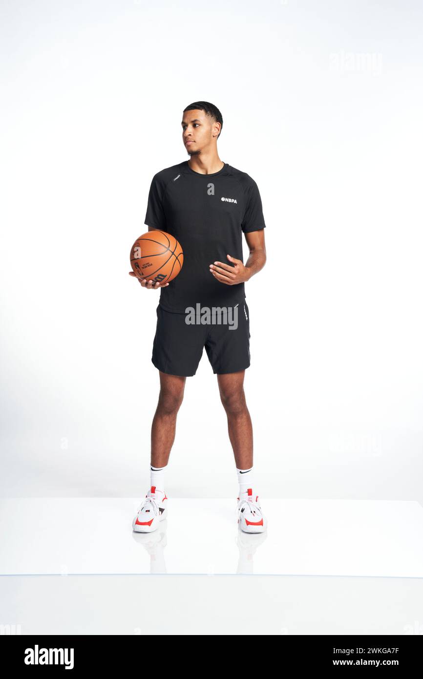 Portland Trail Blazers forward Kris Murray poses for a portrait on July ...