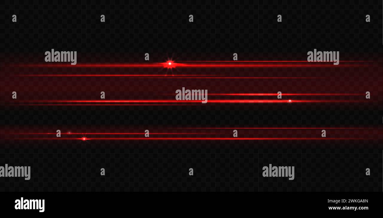 Vector design element of red scanner lights Stock Vector Image & Art ...