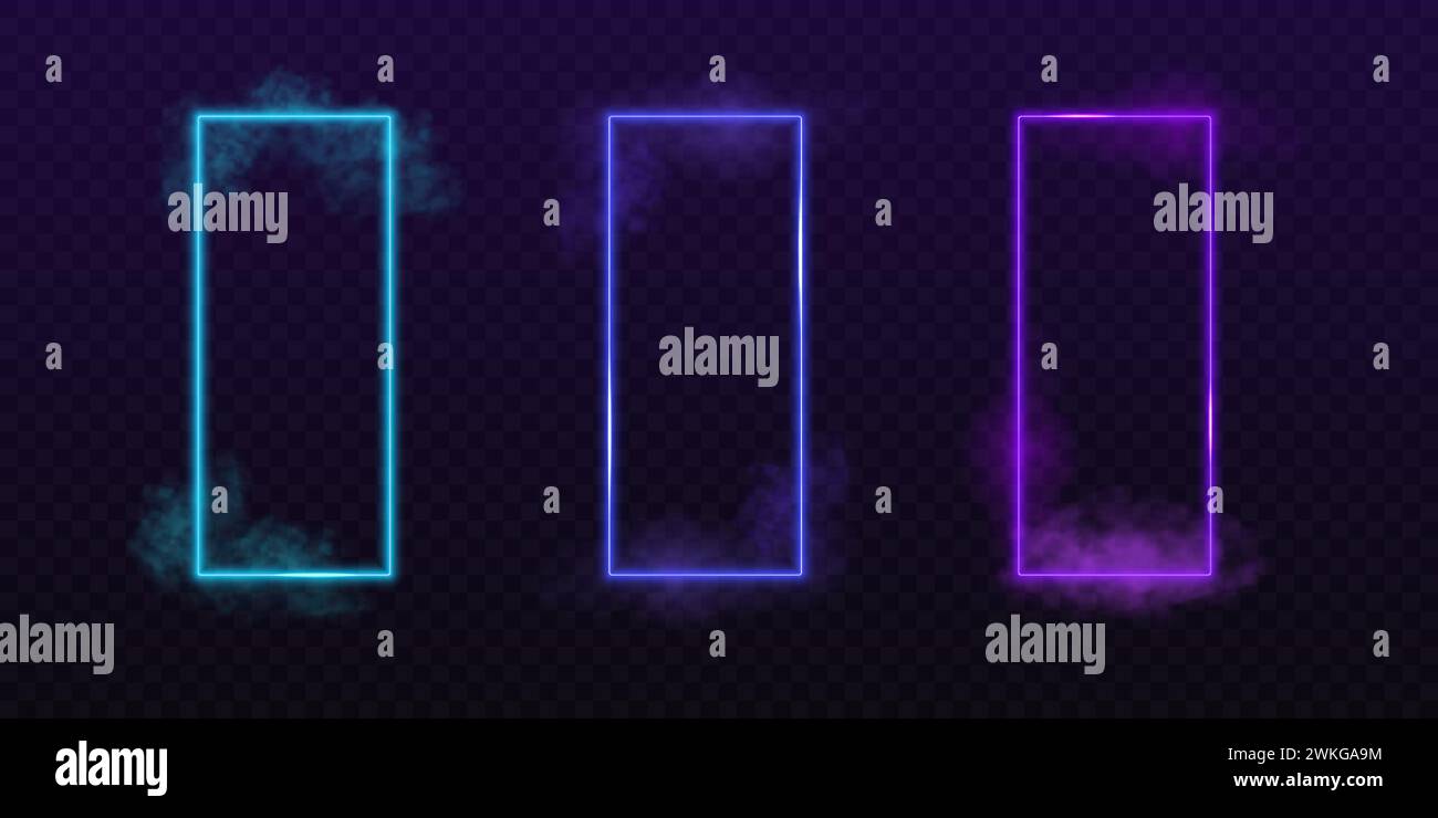 Glitch effect frames set hi-res stock photography and images - Alamy