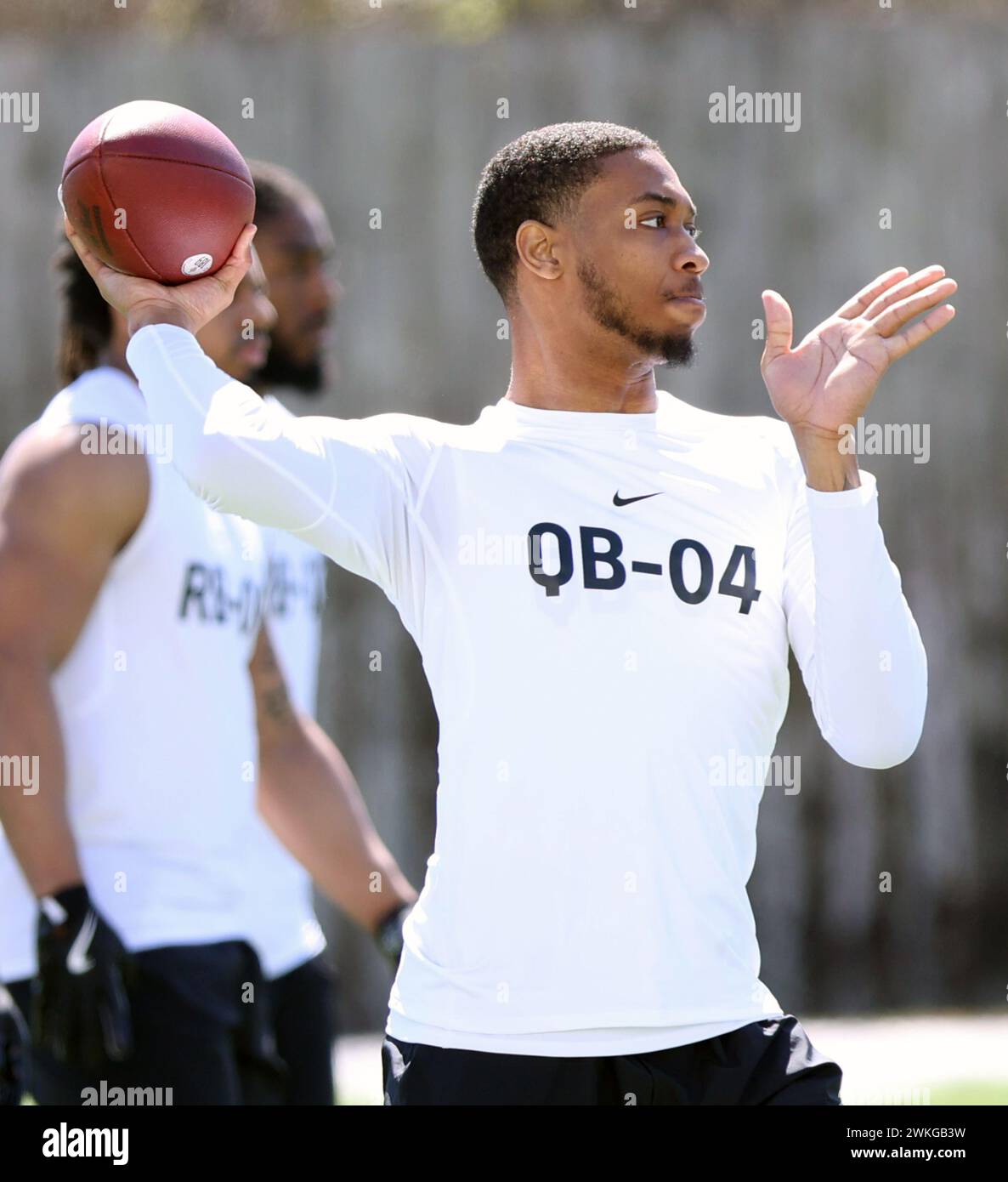 Metairie, USA. 20th Feb, 2024. Quarterback Quinton Williams (Howard ...