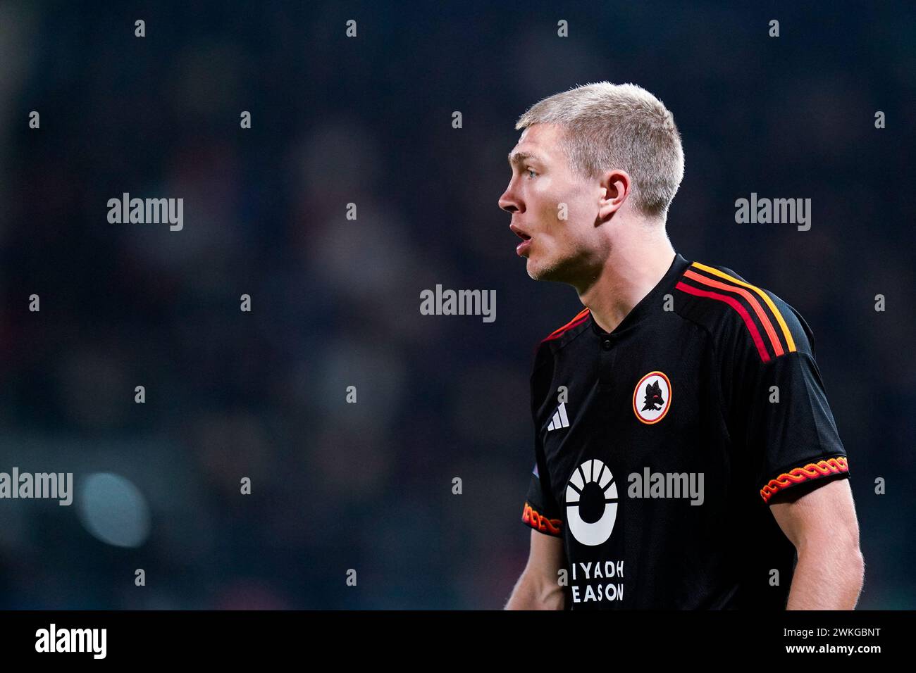Rasmus Kristensen of AS Roma looks on during the Serie A TIM match ...