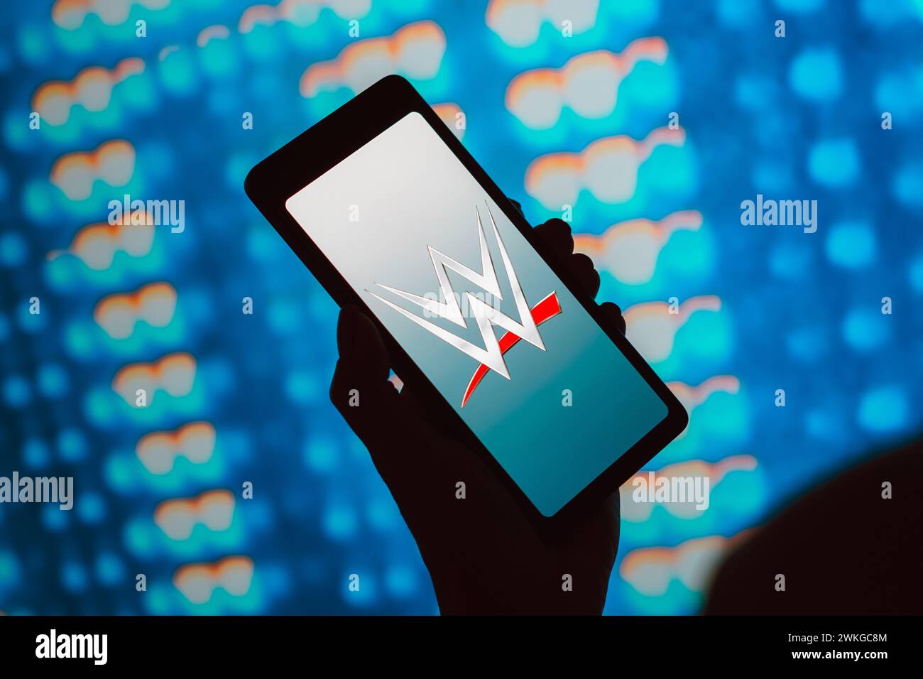 In this photo illustration, the World Wrestling Entertainment (WWE ...