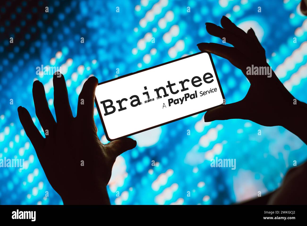 Brazil. 20th Feb, 2024. In this photo illustration, the Braintree logo ...
