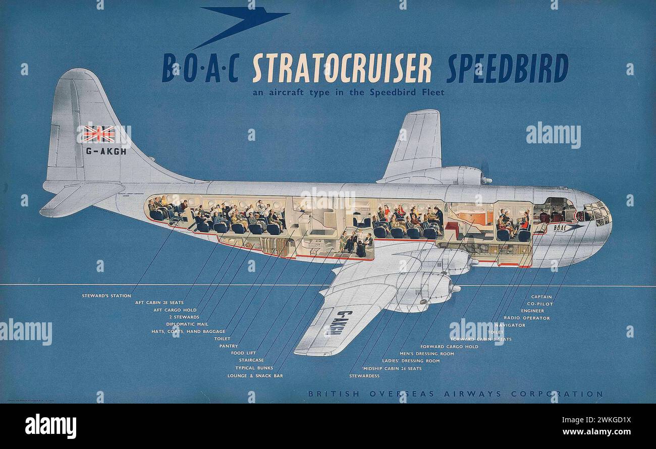 Boac stratocruiser speedbird hi-res stock photography and images - Alamy