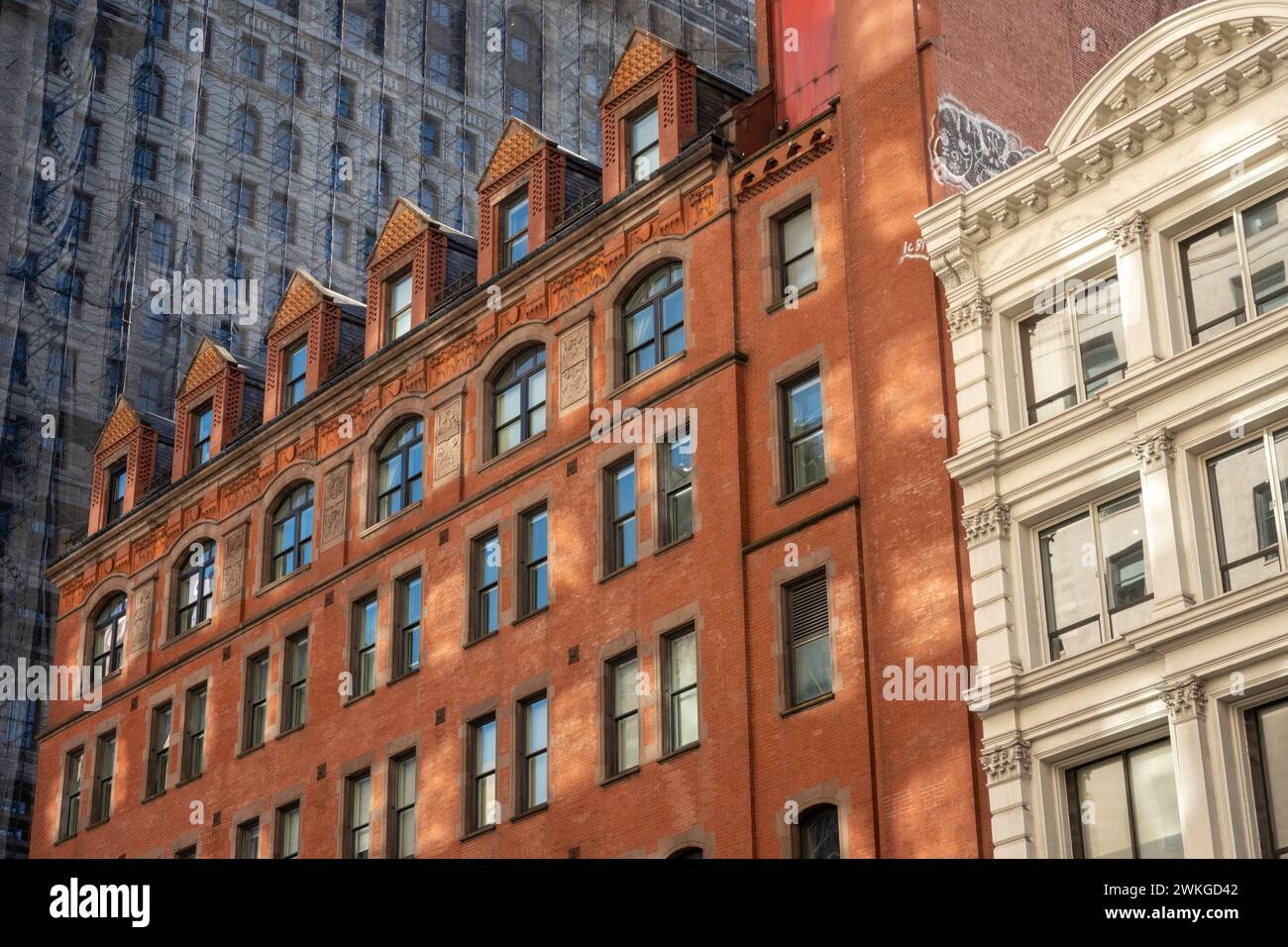 Facade of Building at the Intersection of Fifth avenue and 23nd Street ...