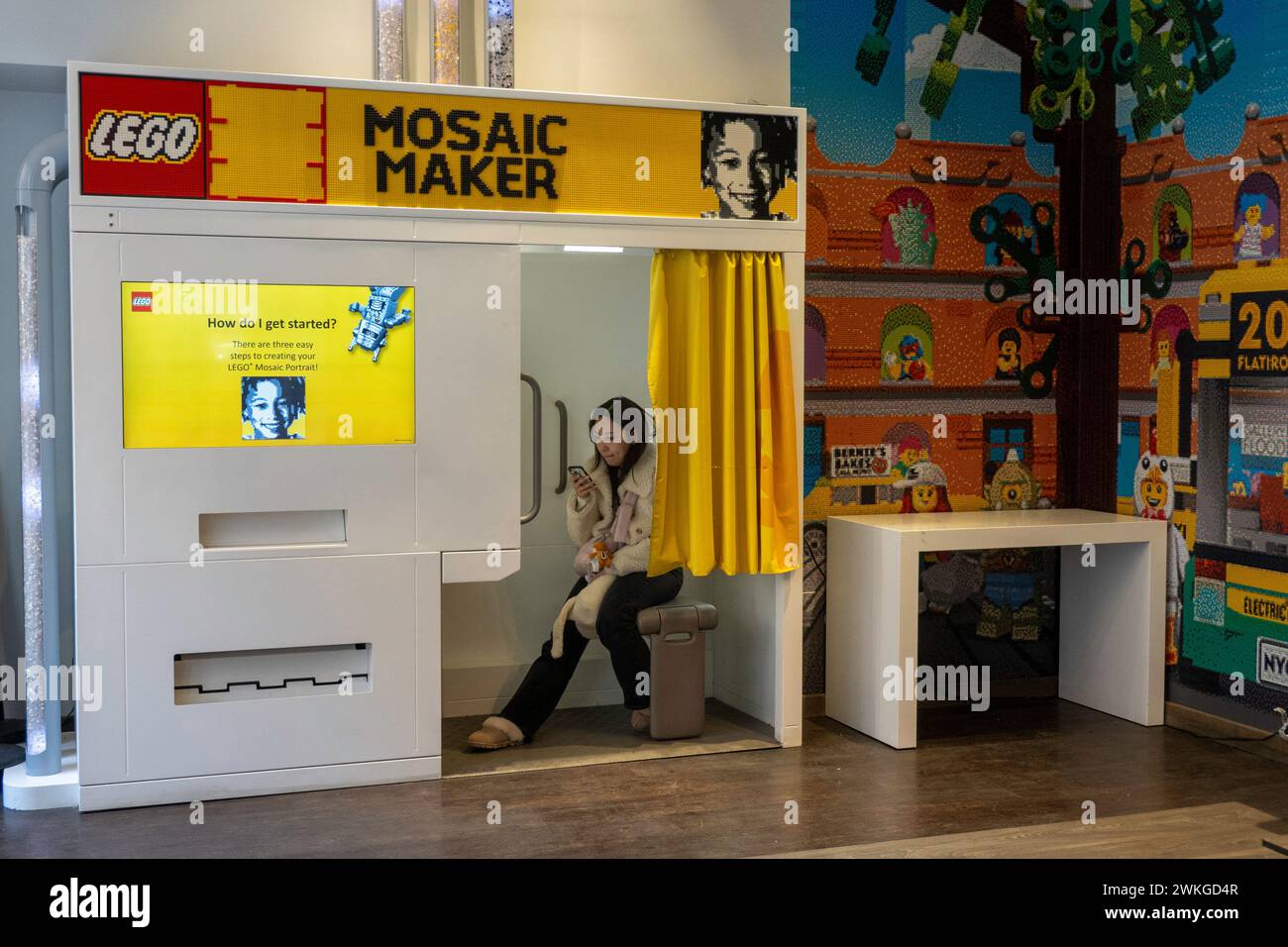 The LEGO Store in the Flatiron District, New York City, USA 2024 Stock ...