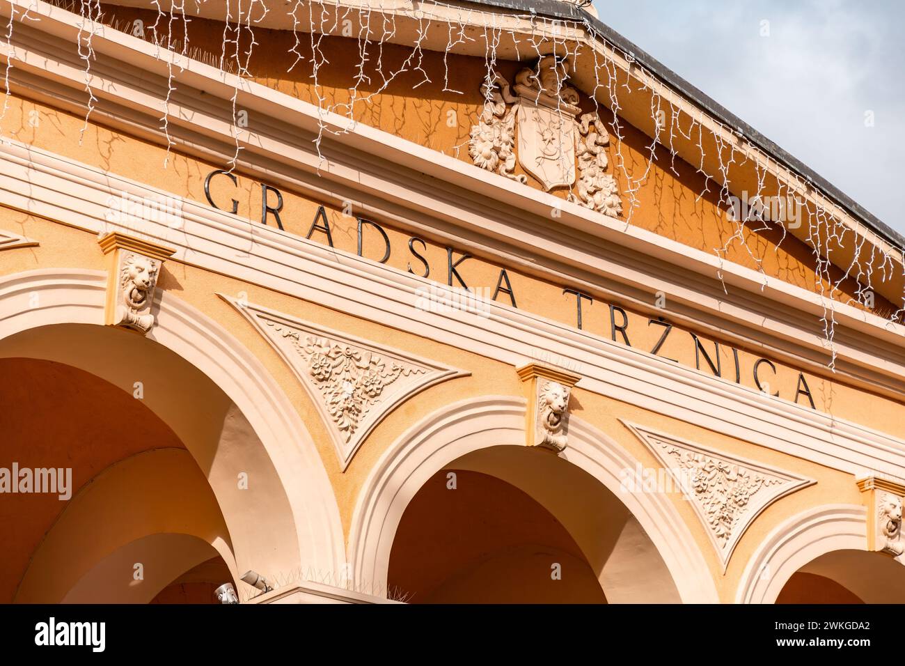 Sarajevo - Bosnia and Herzegovina - 11 FEB 2024: Markale is the covered ...