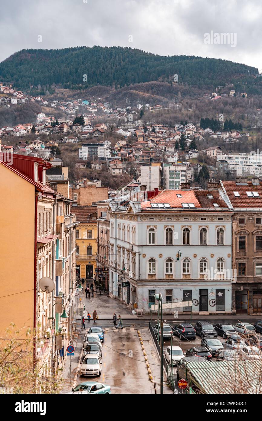 Sarajevo - Bosnia and Herzegovina - 11 FEB 2024: Typical Bosnian ...