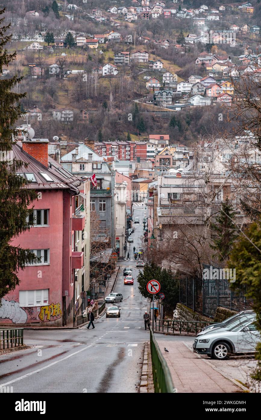 Sarajevo - Bosnia and Herzegovina - 11 FEB 2024: Typical Bosnian ...
