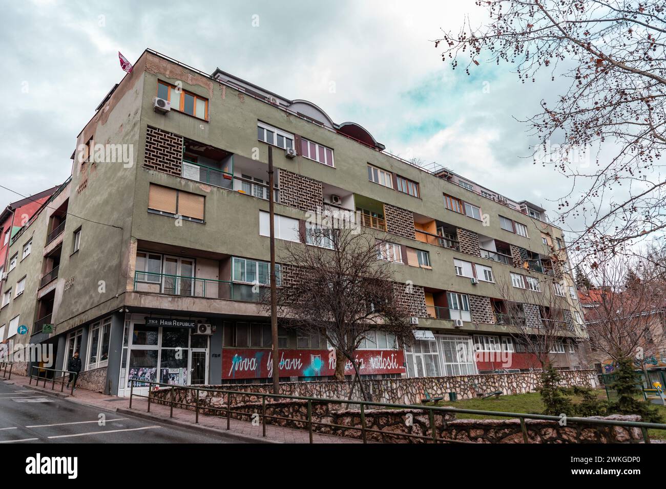Sarajevo - Bosnia and Herzegovina - 11 FEB 2024: Typical Bosnian ...