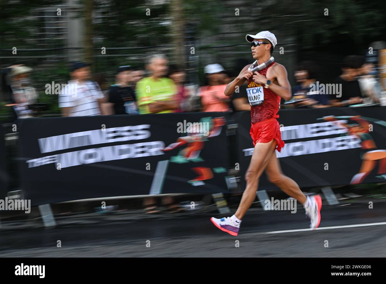 Qin WANG participating in the 35 KILOMETRES RACE WALK at the World ...