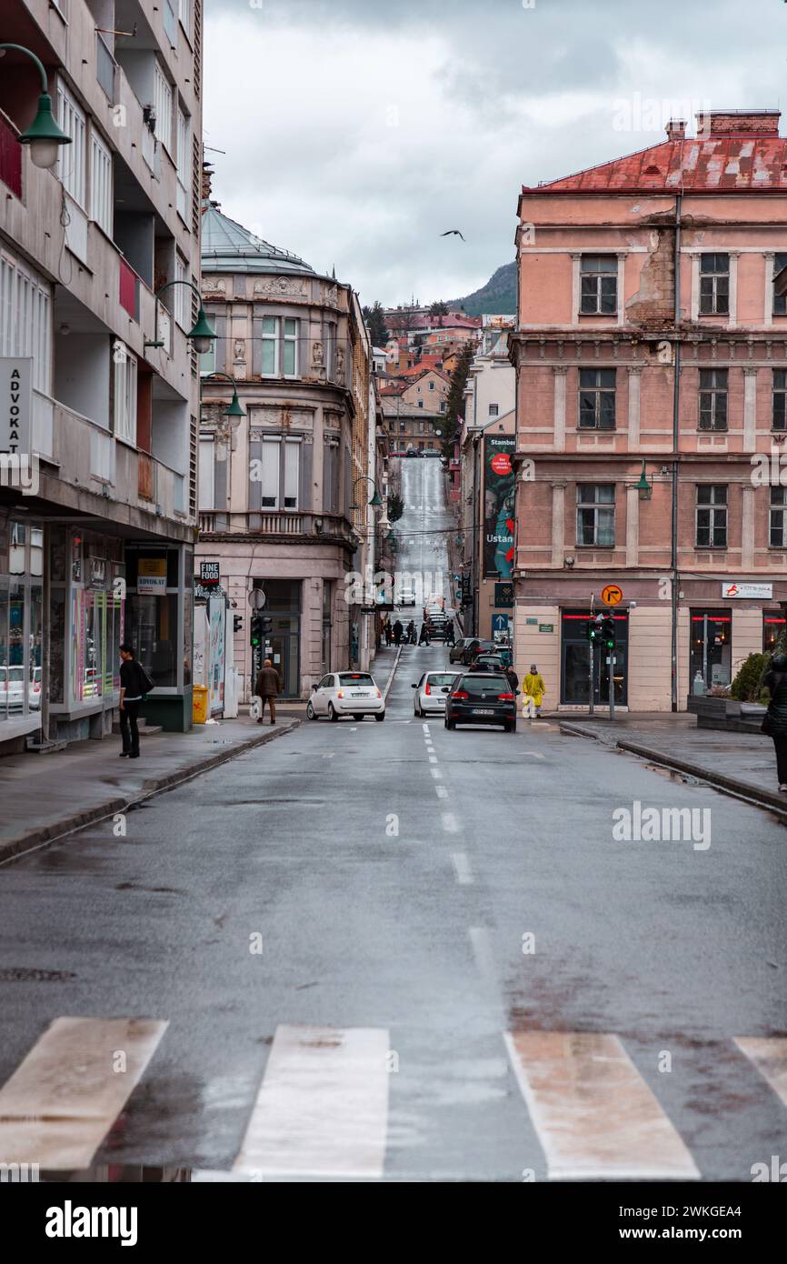 Sarajevo - Bosnia and Herzegovina - 11 FEB 2024: Typical Bosnian ...