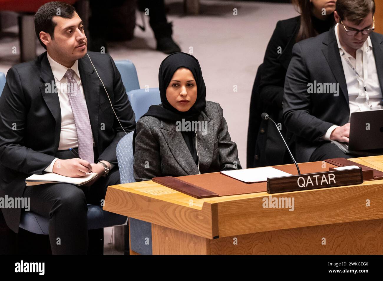Ambassador Alya Ahmed Saif Al-Thani of Qatar attends SC meeting on ...