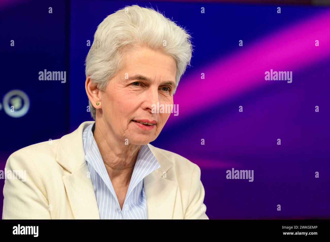 Marie-Agnes Strack-Zimmermann, FDP Verteidigungspolitikerin, zu Gast ...