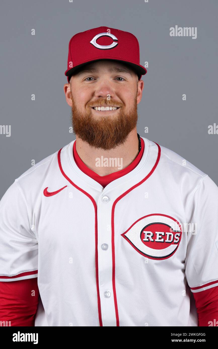 This is a 2024 photo of Blake Dunn of the Cincinnati Reds baseball team ...