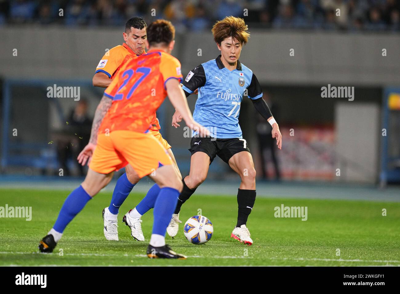 Kawasaki Todoroki Stadium, Kanagawa, Japan. 20th Feb, 2024. Yuki Yamamoto (Frontale), FEBRUARY ...