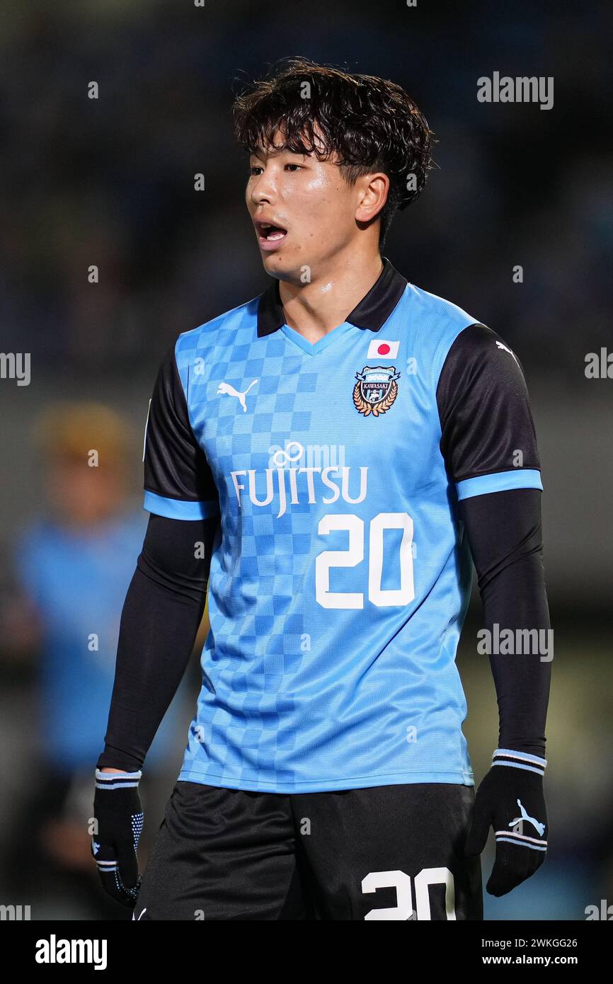 Kawasaki Todoroki Stadium, Kanagawa, Japan. 20th Feb, 2024. Shin Yamada (Frontale), FEBRUARY 20 ...