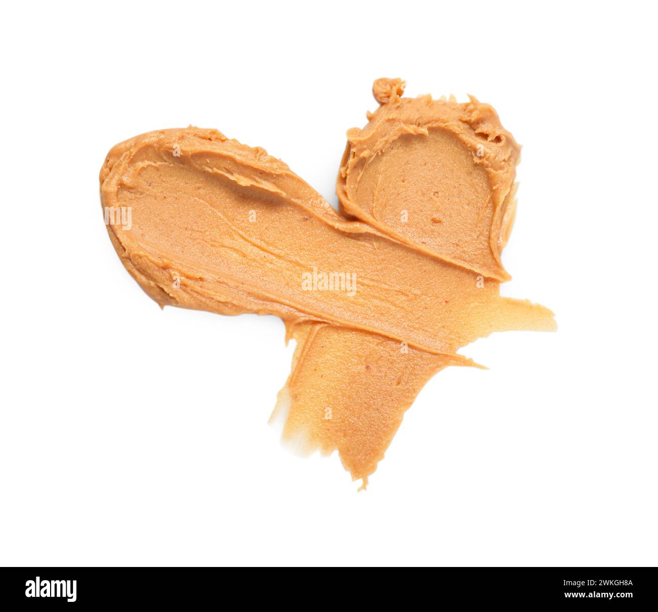 Peanut creamy paste smears hi-res stock photography and images - Alamy