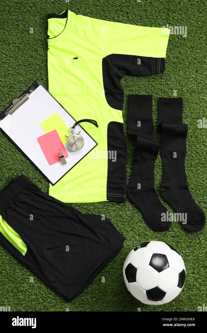Uniform other referee equipment hi-res stock photography and images - Alamy