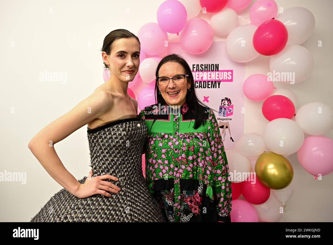 Conduit Street, London, UK. 20th Feb, 2024. Hannah Rice and Jane ...