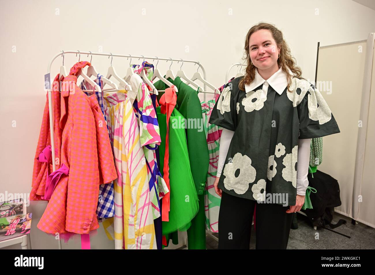 Conduit Street, London, UK. 20th Feb, 2024. Designer Lotte van Stijn ...