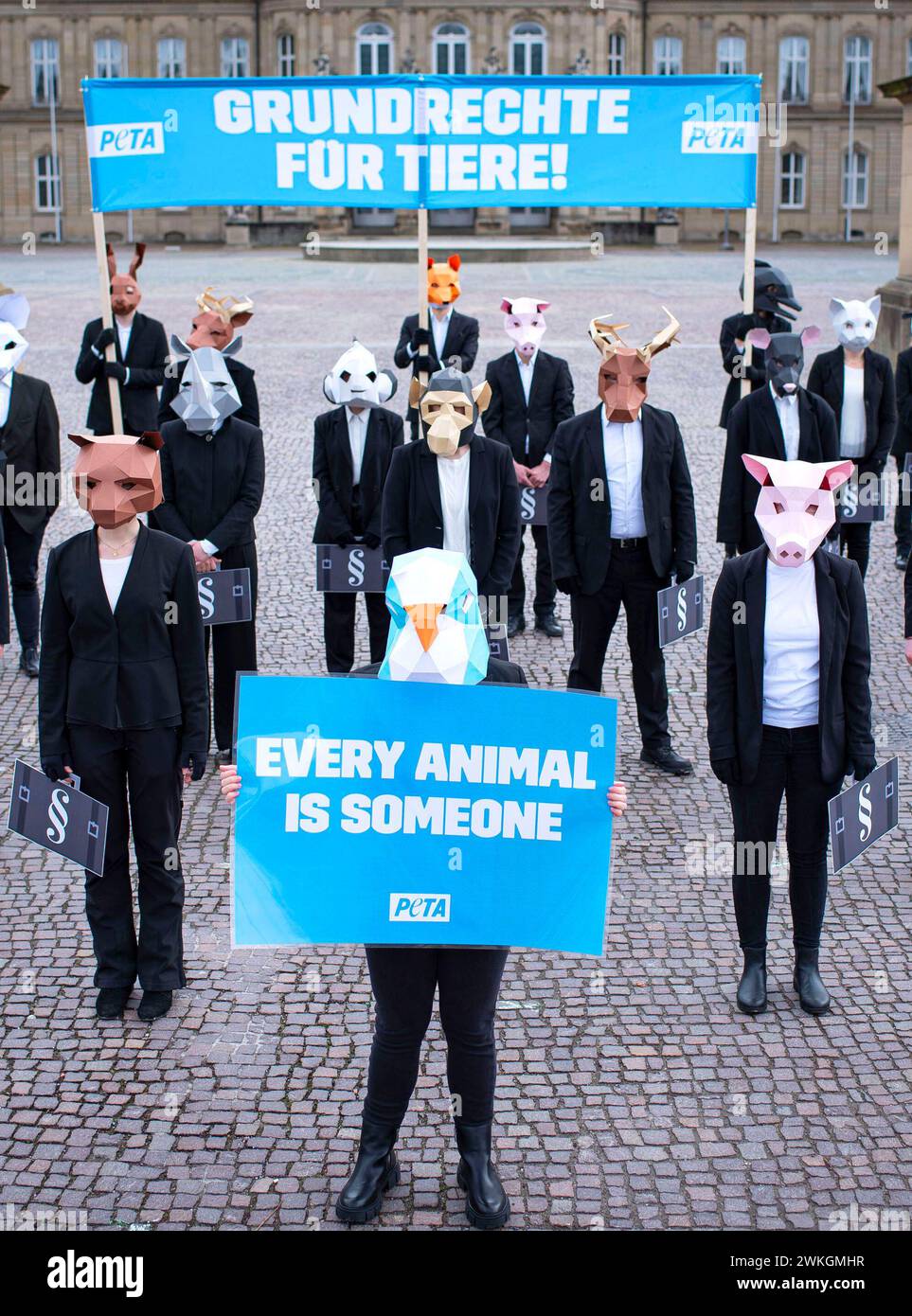 Photo by: zz/PETA Germany/STAR MAX/IPx 2024 2/20/24 In an action to ...