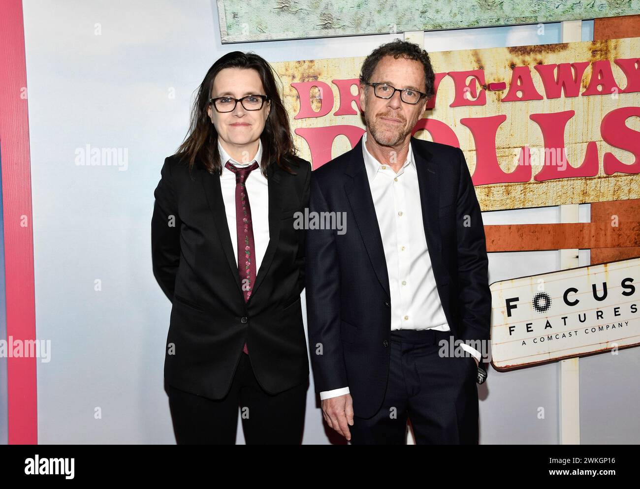 Writer-producer Tricia Cooke, left, and director-writer-producer Ethan Coen attend the premiere ...