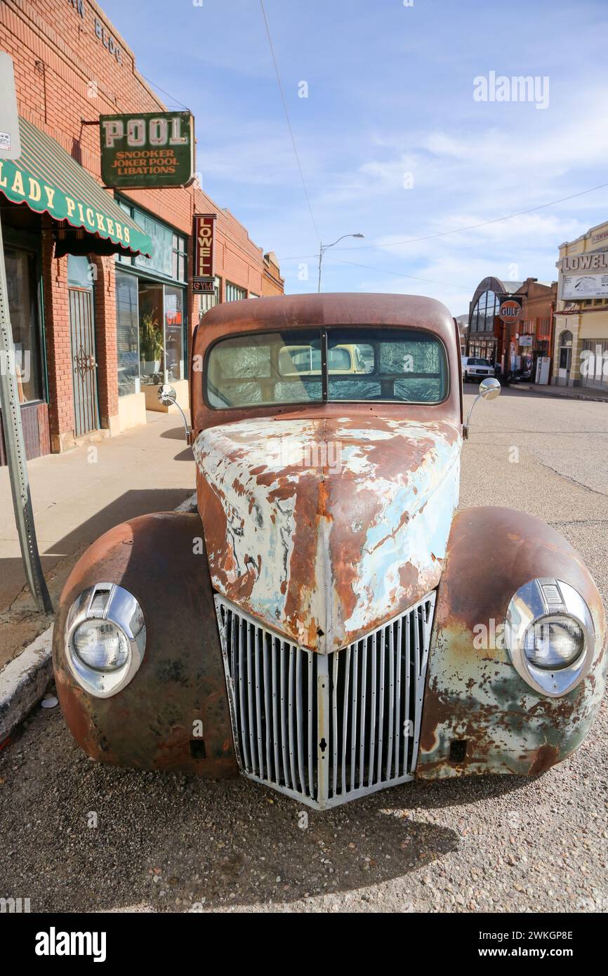 Historic Erie Street in Lowell, Arizona Stock Photo - Alamy
