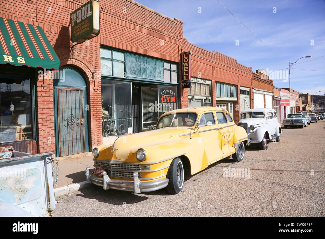 Historic Erie Street in Lowell, Arizona Stock Photo - Alamy