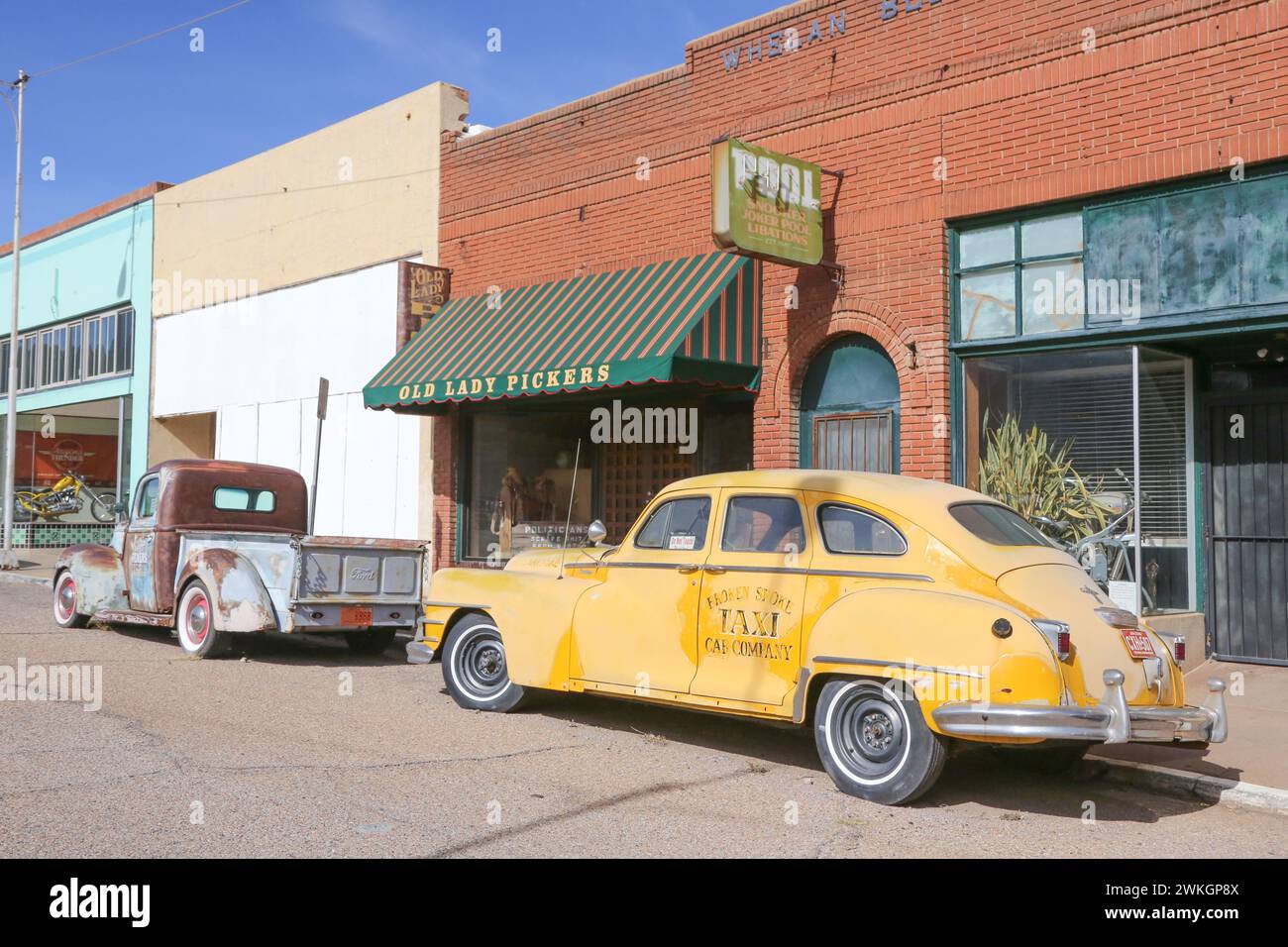 Historic Erie Street in Lowell, Arizona Stock Photo - Alamy