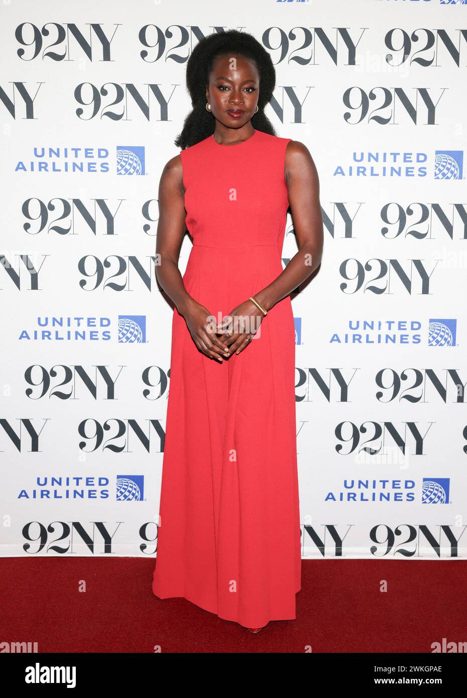 Actor Danai Gurira from "The Walking Dead: The Ones Who Live" poses ...