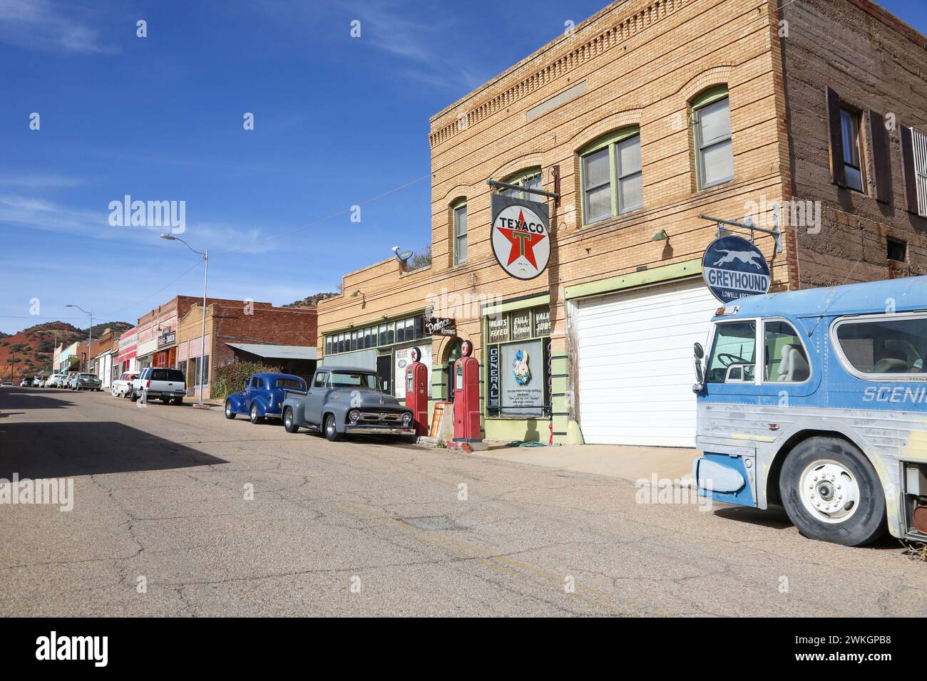 Historic Erie Street in Lowell, Arizona Stock Photo - Alamy