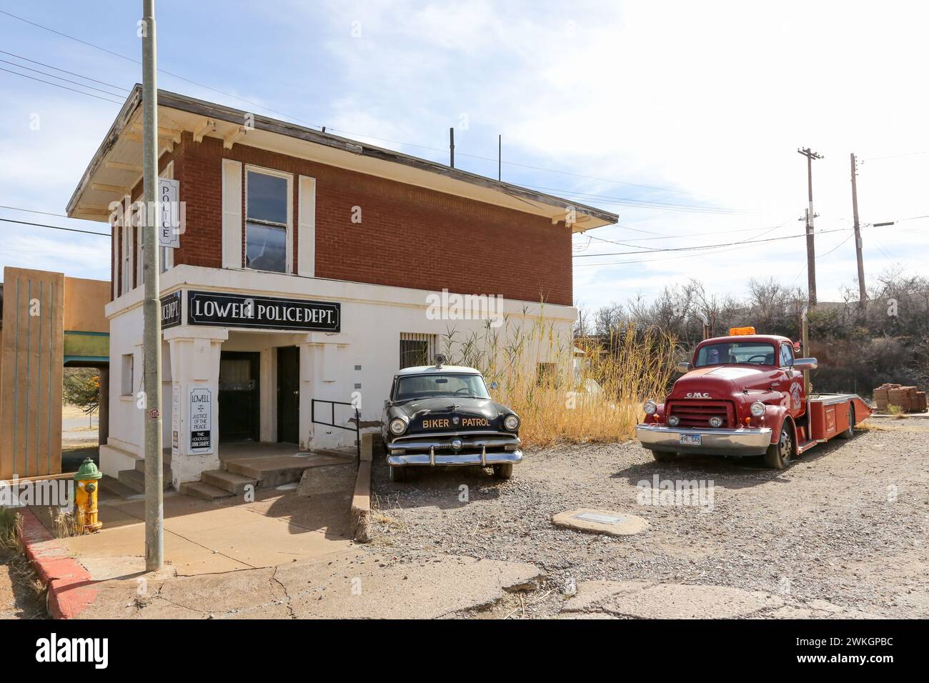 Historic Erie Street in Lowell, Arizona Stock Photo - Alamy
