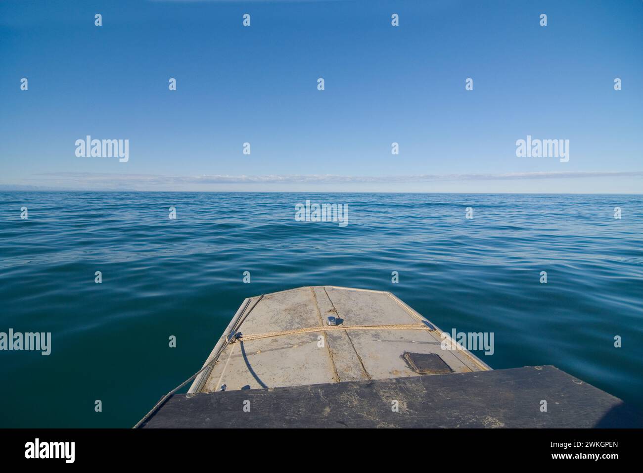Eskimo, Inupiat boat front of a boat around beaufort sea anwr arctic ...