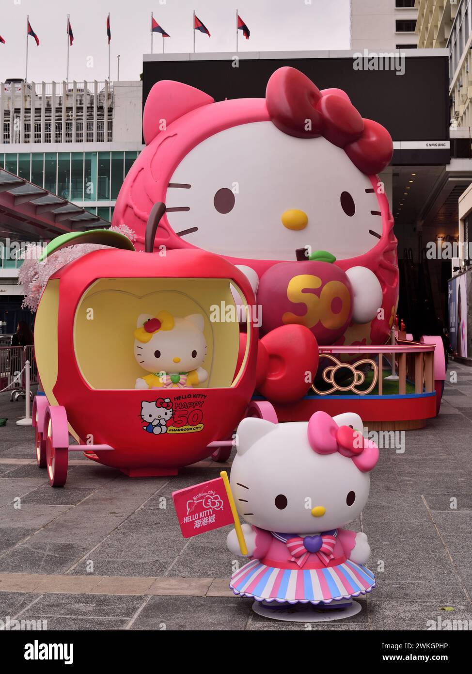 Hello Kitty 50th anniversary celebration Stock Photo - Alamy