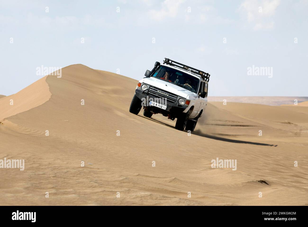 Safari with a Toyota Landcruiser off-road vehicle through the Mesr ...
