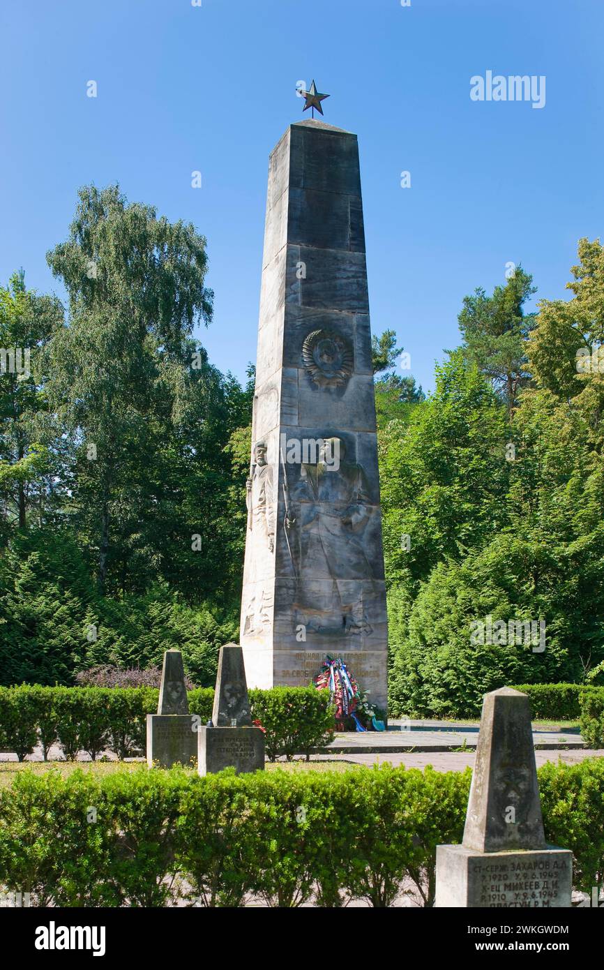 The Soviet Garrison Cemetery in Dresden consists of a Red Army war ...