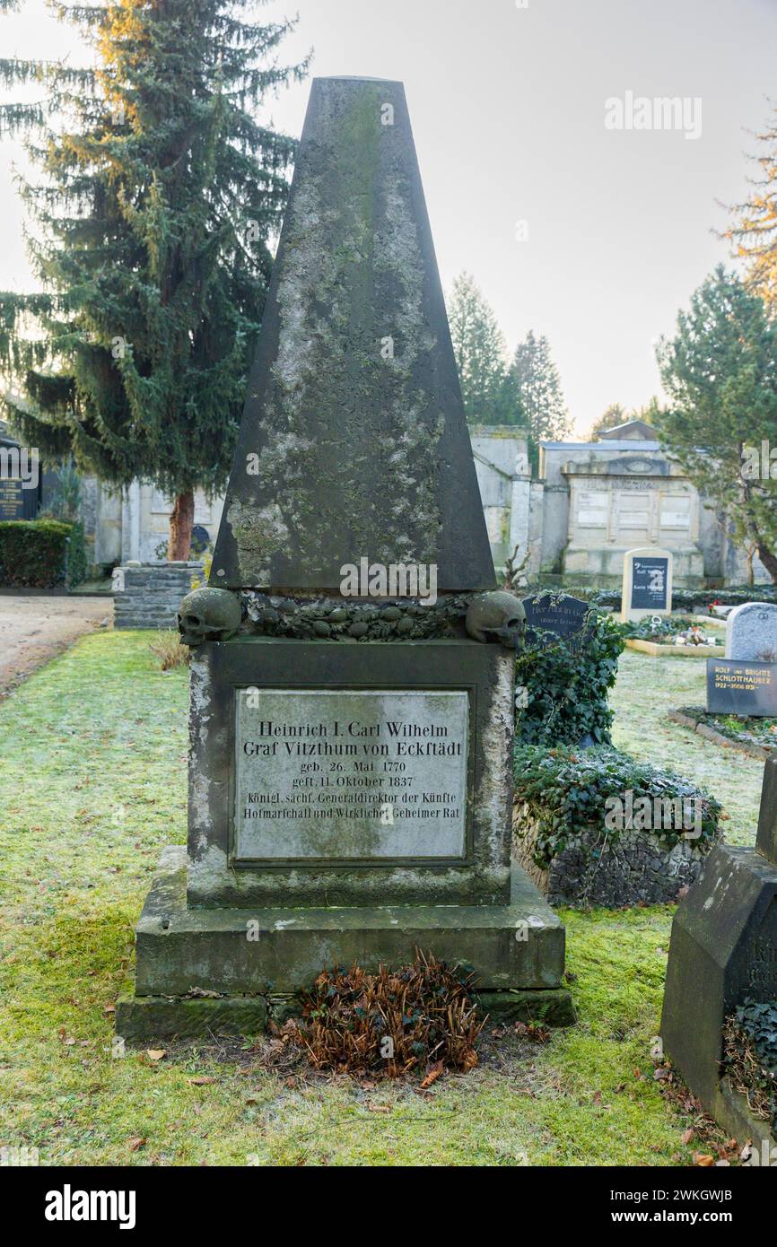 The Trinitatisfriedhof cemetery in Dresden's Johannstadt district is ...