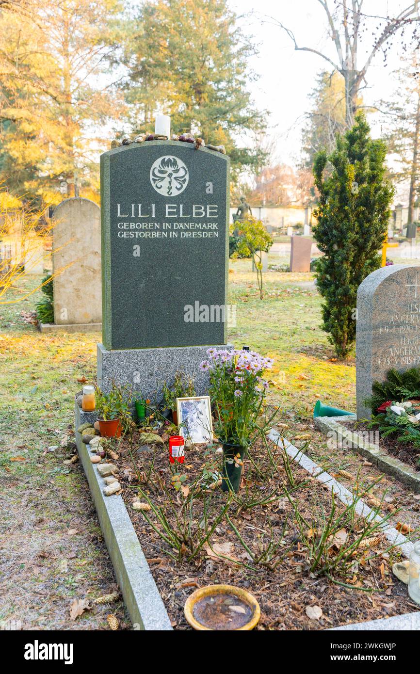 The Trinitatisfriedhof cemetery in Dresden's Johannstadt district is ...