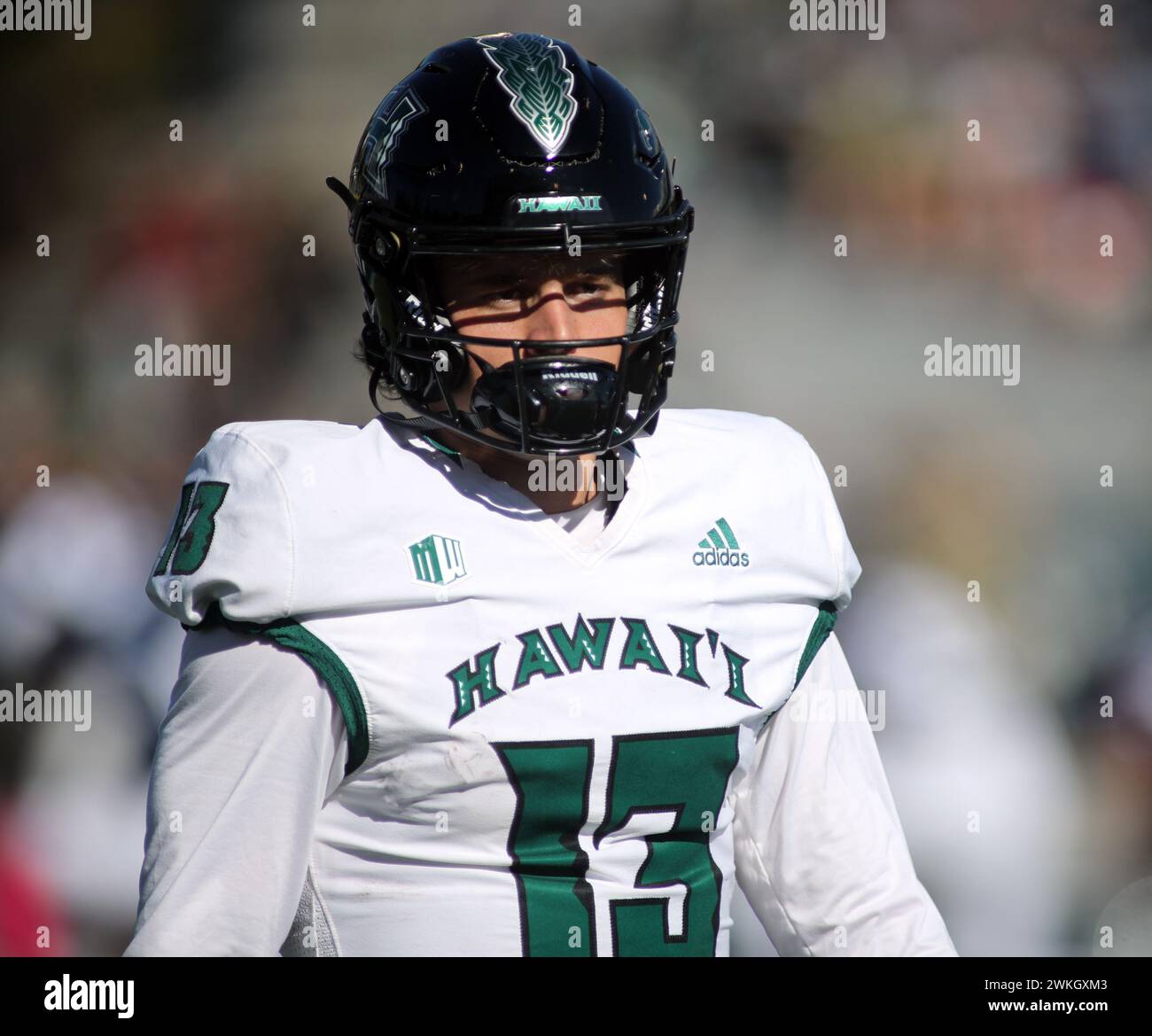November 4, 2023 - Hawaii Rainbow Warriors quarterback Brayden Schager ...