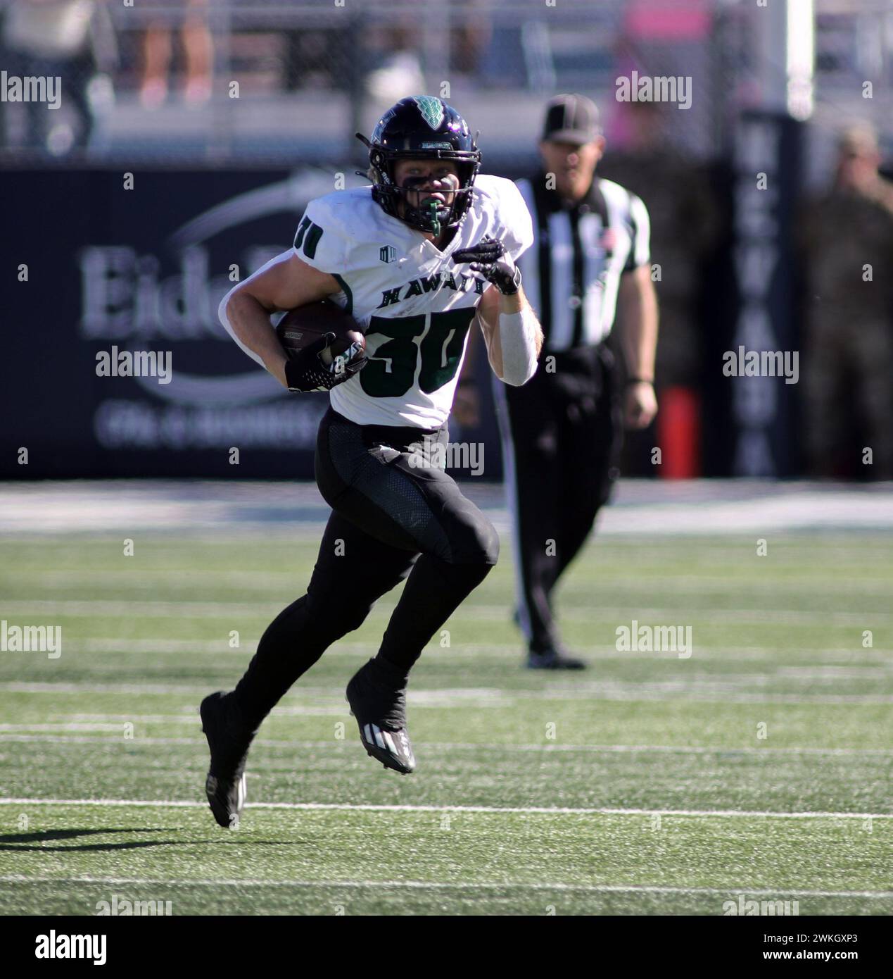 November 4, 2023 - Hawaii Rainbow Warriors running back Landon Sims #30 ...
