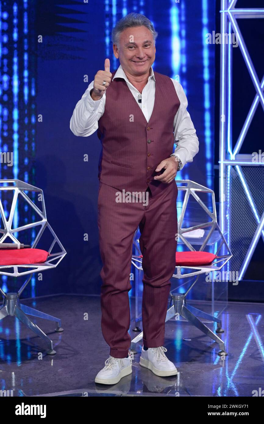Rome, Italy. 17th Feb, 2024. Francesco Paolantoni attends the Rai tv ...