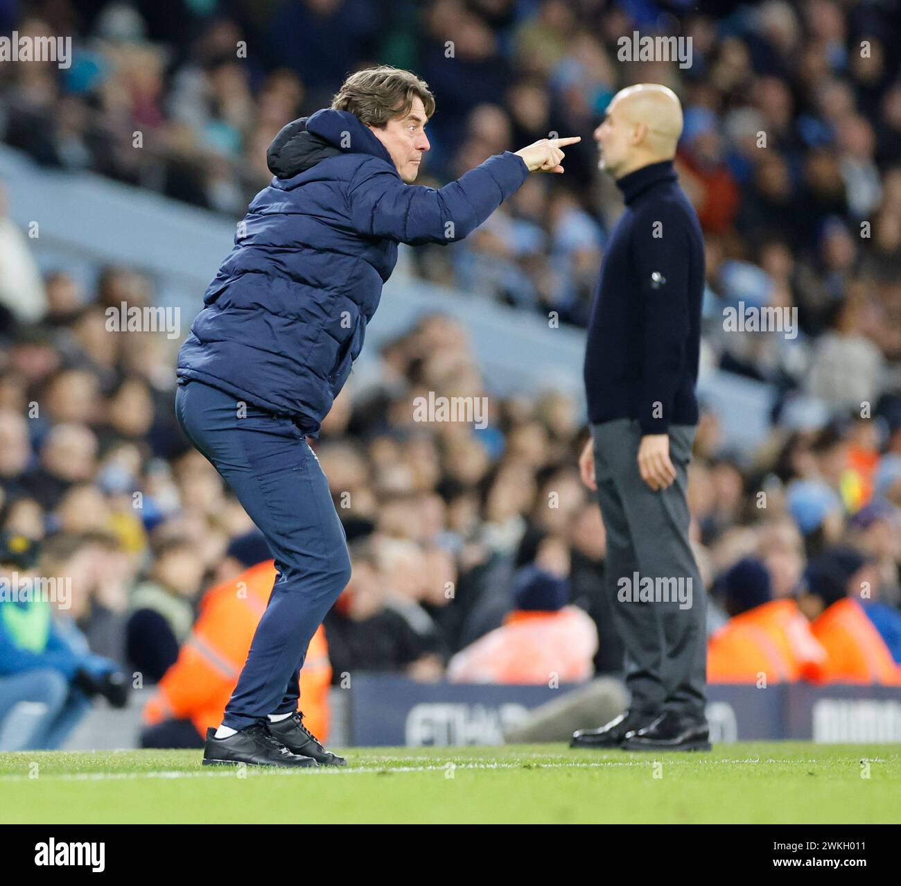Pep guardiola manchester city happy hi-res stock photography and images ...