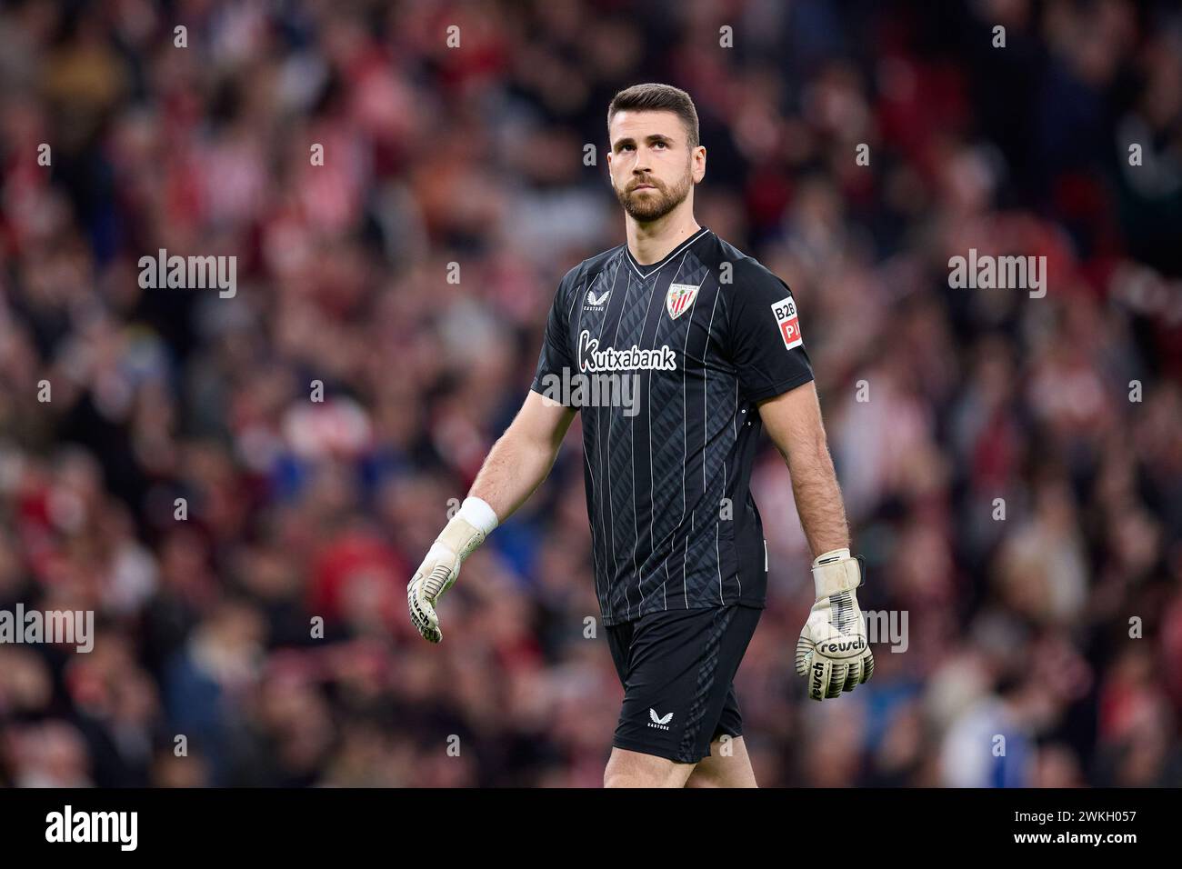 Unai Simon of Athletic Club during the Spanish championship La Liga ...