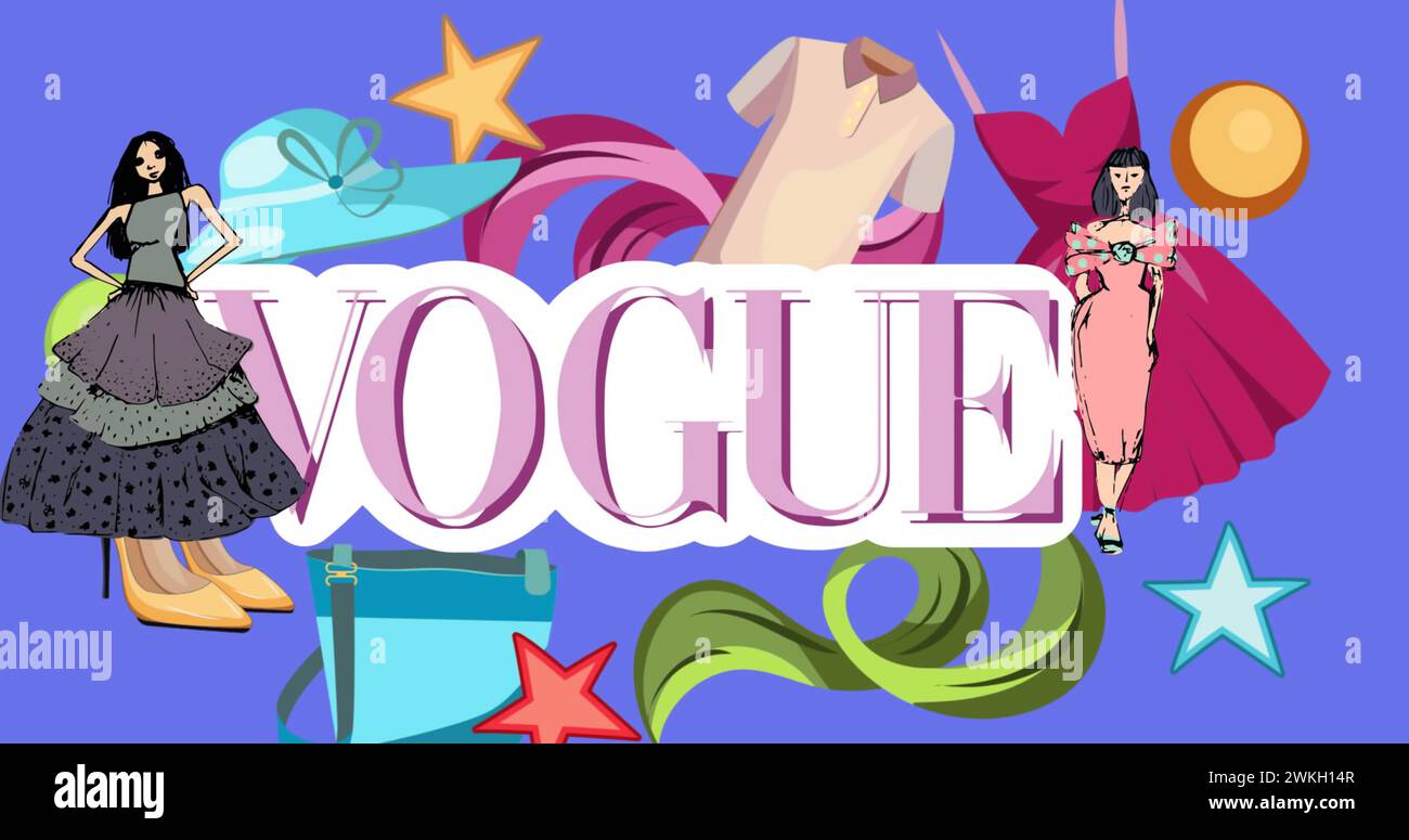 Vogue magazine cover hi-res stock photography and images - Alamy