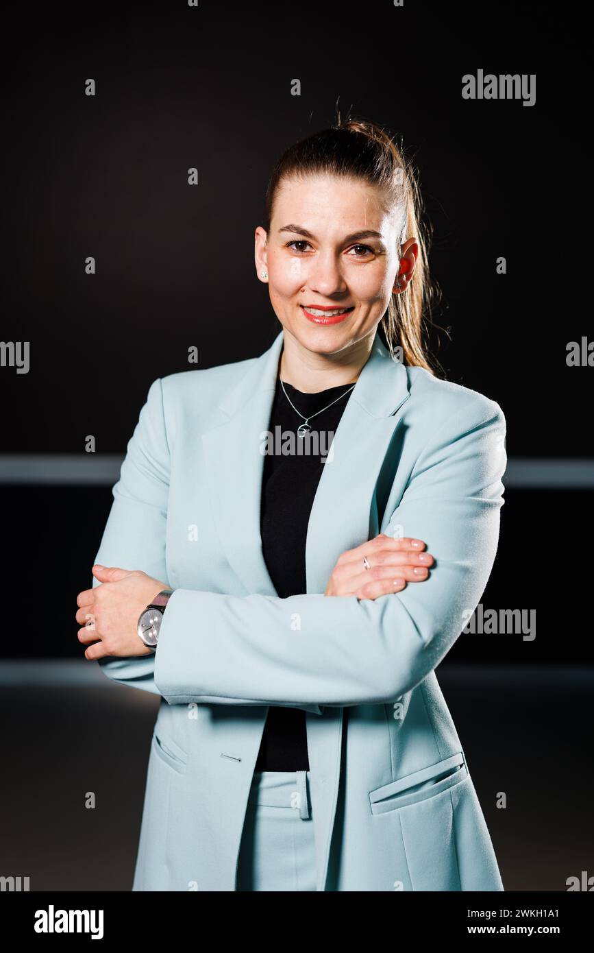 Rust, Germany. 20th Feb, 2024. Julia Schneider, participant in the ...