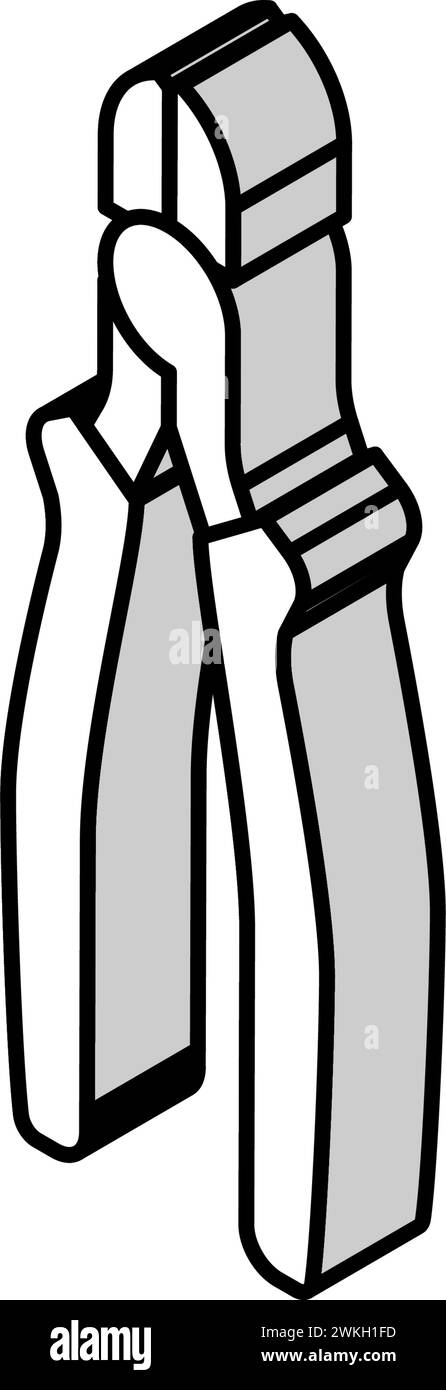 Diagonal pliers Stock Vector Images - Alamy