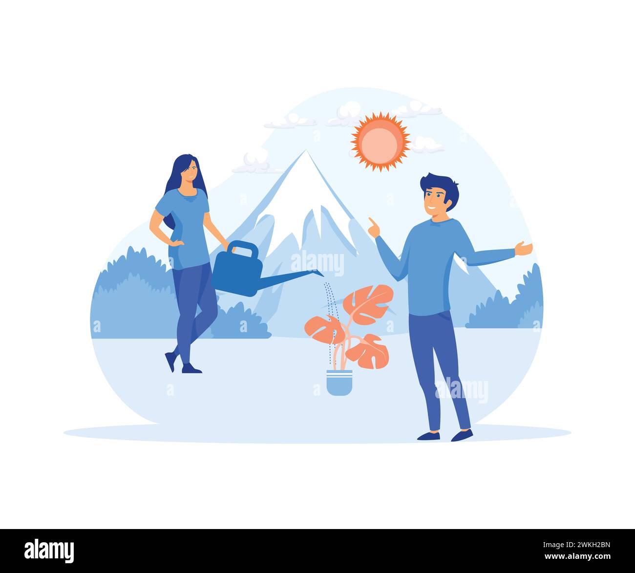 World Environment Day, Bio Technology, green planet, globe with trees ...