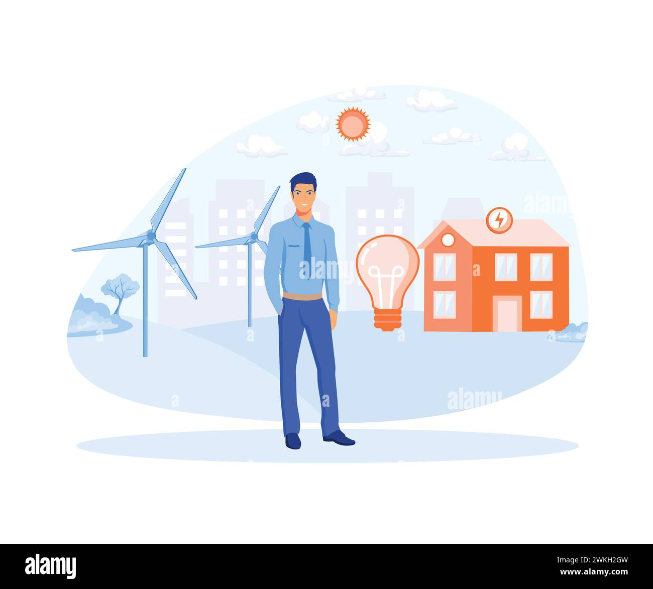 Industrial efficiency vector vectors hi-res stock photography and ...