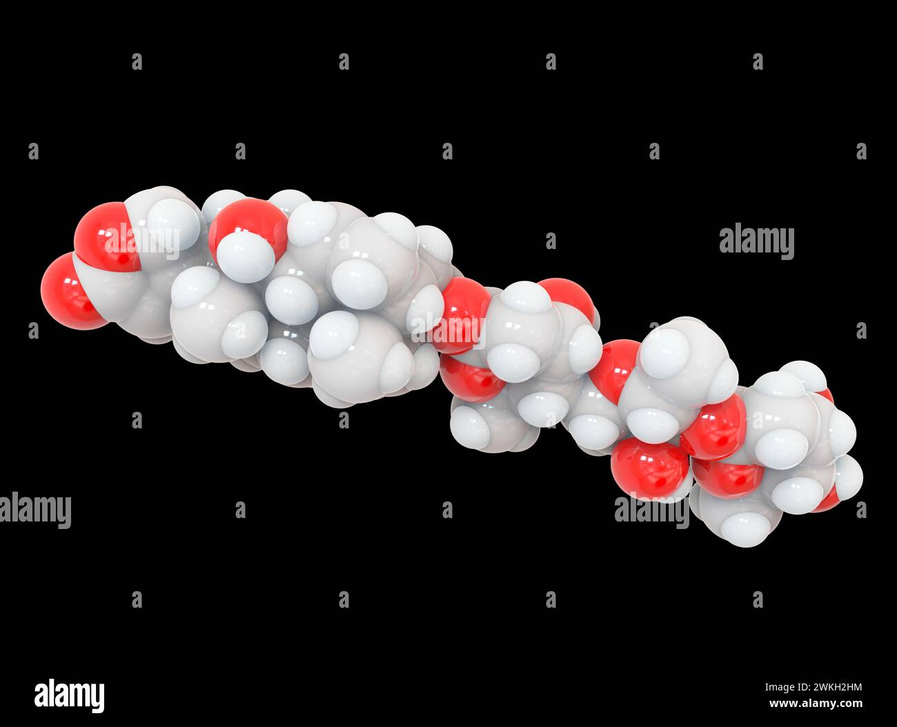 Digitoxin heart drug molecular structure, illustration Stock Photo - Alamy